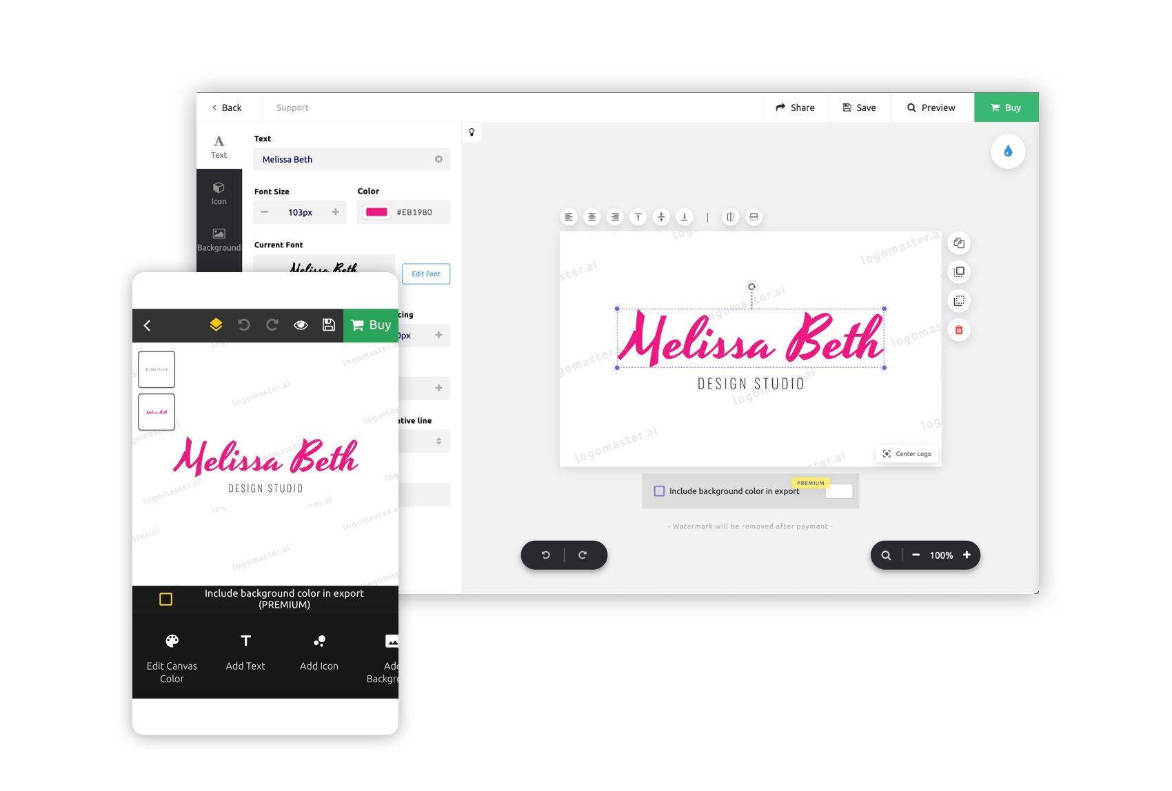 Free AI Logo Generator | Create Logos Online | Logomaster.ai